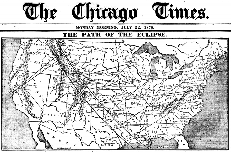 The Great Solar Eclipse of 1878 | Mbostrom2's Blog